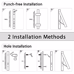 kuaguan Laundry Racks for Drying Clothes Drying Rack,Folding Drying Rack, Wall Mounted Clothes Hanger Rack Drying Rack Clothing Folding Indoor and Outdoor (Silver)
