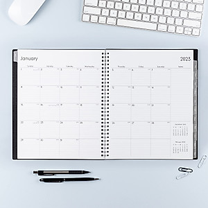 Blue Sky 2023 Monthly Planner, January - December, 8" x 10", Flexible Cover, Wirebound, Enterprise (142096)