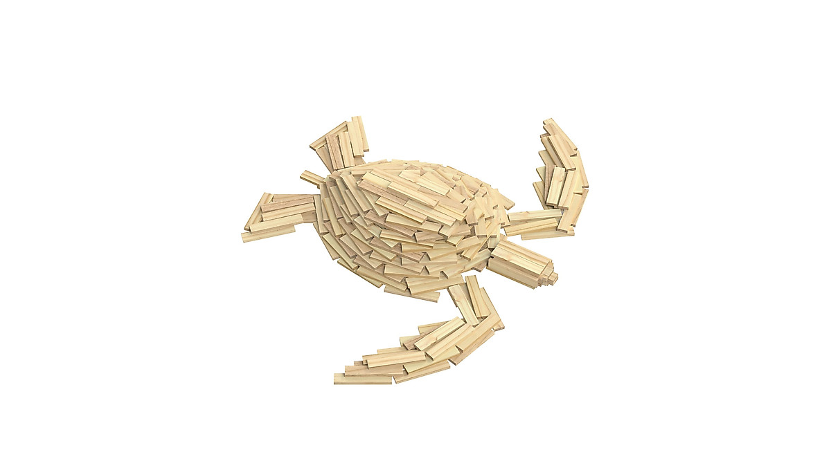MindWare KEVA Structures 600 Plank Wooden Blocks Set - Build & Learn