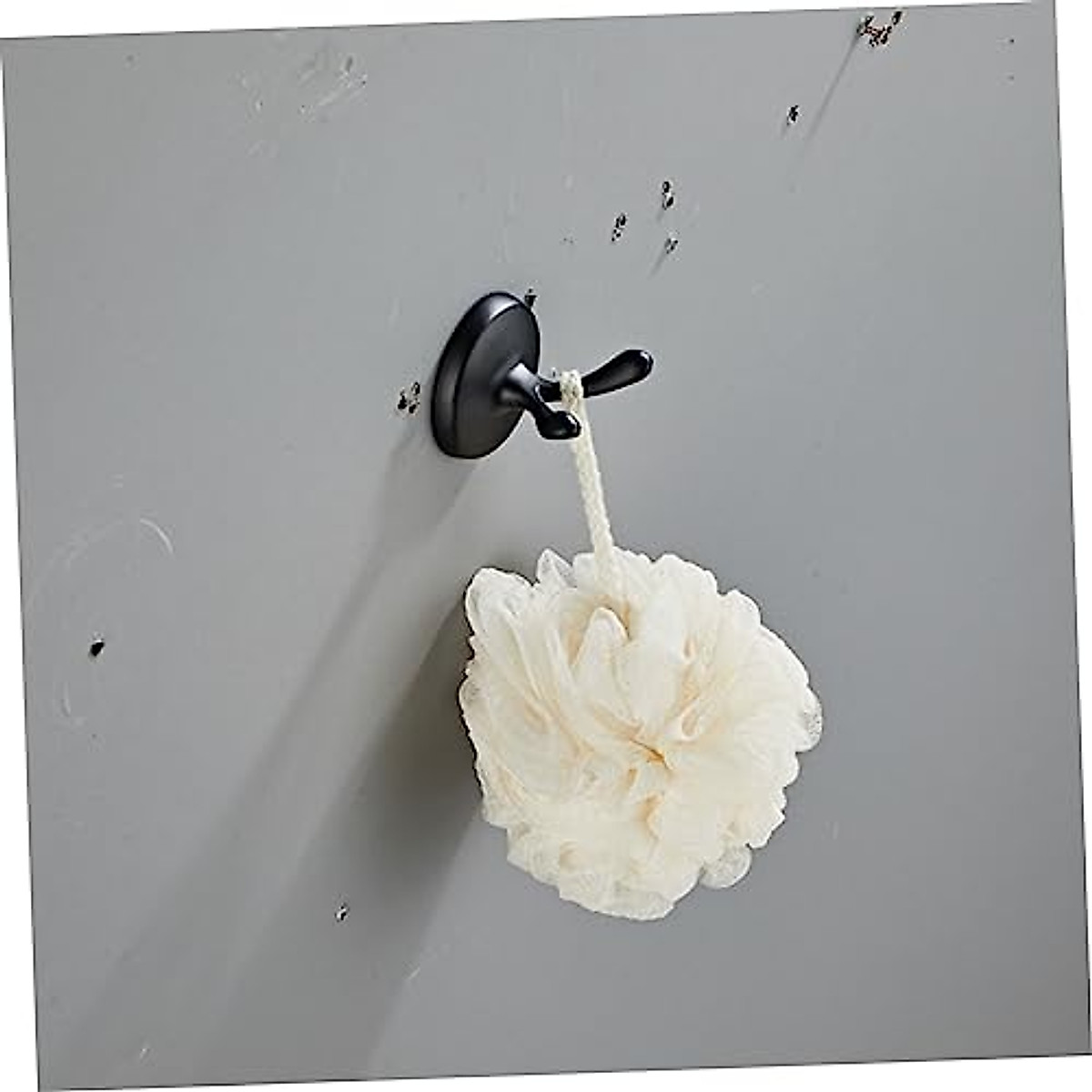 Angoily 1 Set Bathroom Four Piece Set Black Washcloth Paper Towel Roll Dispenser Stainless Steel Towel Kitchen Towel Hanger Wall Towel Hooks Bath Towel Bar Stainless Steel Black Towel Ring