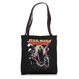 Star Wars Darth Vader Death Star Collage Tote Bag