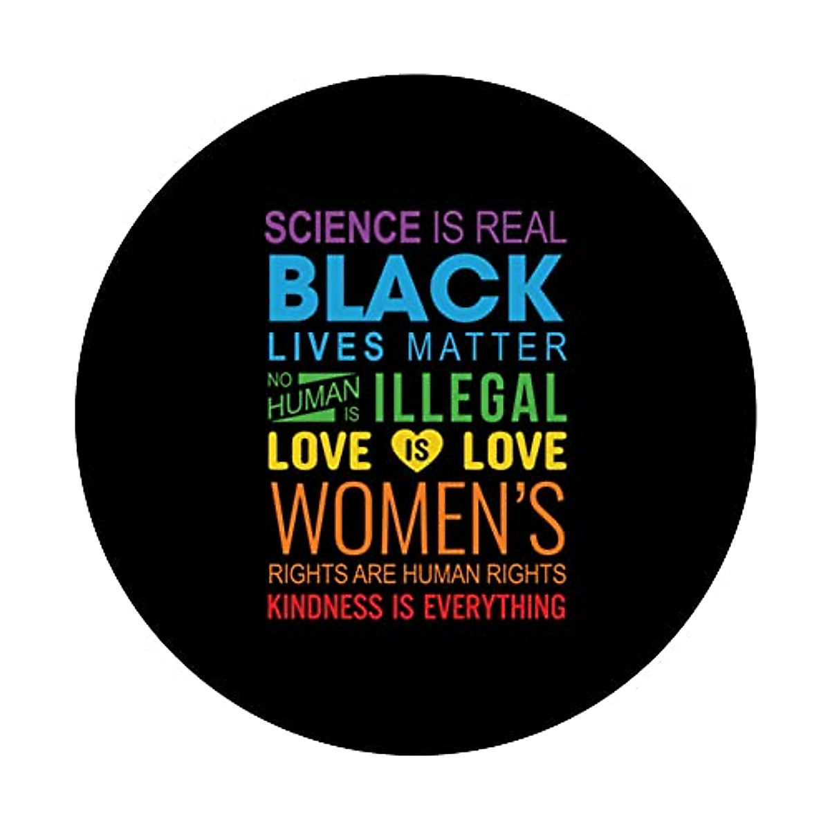 Pride Words - LGBT Pride PopSockets Swappable PopGrip