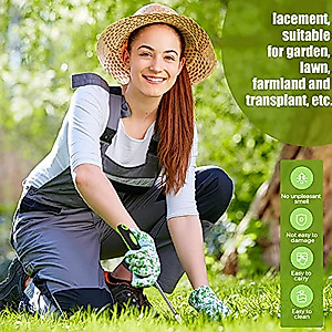 Hand Weeder Tool Garden Weeding Tool Gardening Weeder Tool with Ergonomic Handle, Stainless Steel Garden Lawn Farmland Transplant Gardening Plant Tool（2 Pronged Fork, 2 Pieces）