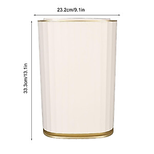 Tyenaza Automatic Trash Can,15L Waterproof Touchless Automatic Motion Sensor Trash Can, Slim Smart Trash Can, Rechargeable with Lids for Home Bedroom Office