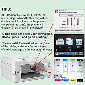 MS DEER Compatible LC3035 Ink Cartridges Replacement for Brother LC3035XXL 3035 XXL LC3033 BK/C/M/Y Super High Yield for MFC-J995DW MFC-J805DW MFC-J815DW Printer (Black Cyan Magenta Yellow) 4-Pack