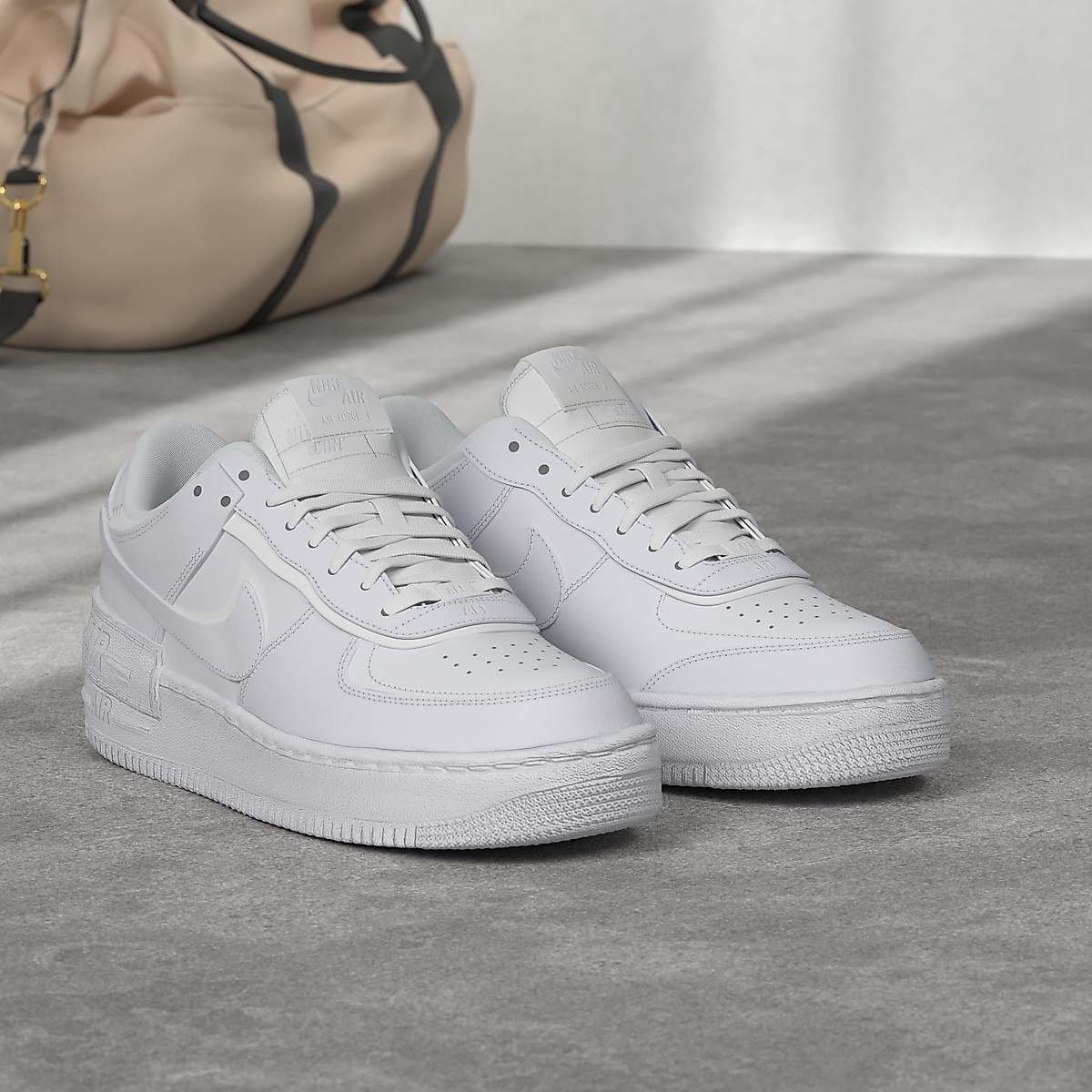 Nike Women Basketball Shoe, White, 8.5 US