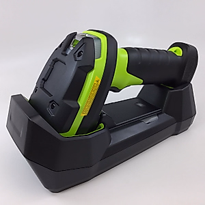 Zebra LI3678-SR (Standard Range) Ultra-Rugged Cordless Barcode Scanner Kit (Bluetooth,Linear Imager,2D/1D,IP52,Black), includes CradleFIPS, Vibration Motor, Cradle, Power Supply