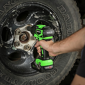 OEMTOOLS 24486 1/2" Impact Wrench, 20V Brushless Cordless Impact, Cordless Impact Wrench 300 Ft/Lb Torque, Variable Speed, 1/2 Impact for Lug Nuts and High-Torque Applications