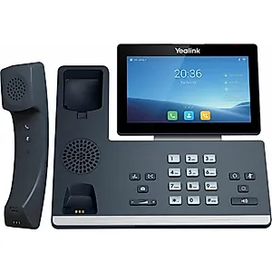 Yealink T58W 16 Lines. 7-Inch Color Touch Screen Display. Dual USB Ports, Dual-Port Gigabit Ethernet, PoE, Power Adapter Not Included (SIP-T58W)