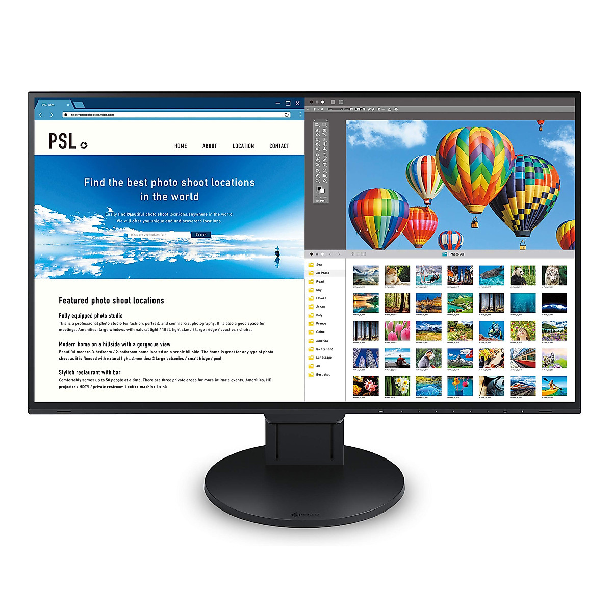 EIZO FlexScan EV2785 27" Professional IPS LCD Monitor 3840x2160 EV2785FX-BK