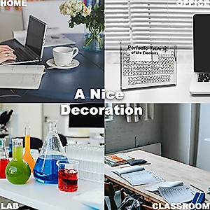 BEWITU Periodic Table with Real Elements Inside, Acrylic Periodic Table with Flannel Bag, Large Periodic Table of Elements, Chemistry Gifts for Kids Adults Teacher(8.3" x 5.5")