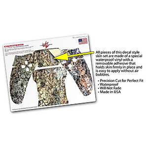 WraptorSkinz Skin Wrap compatible with Sony PS5 DualSense Controller Marble Granite 05 Speckled (CONTROLLER NOT INCLUDED)