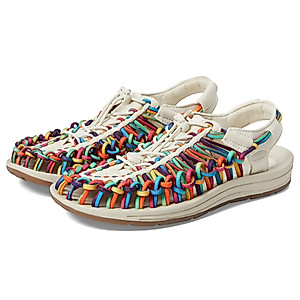 KEEN Women's Uneek Classic Two Cord Sandals, Original Tie Dye/Birch, 9