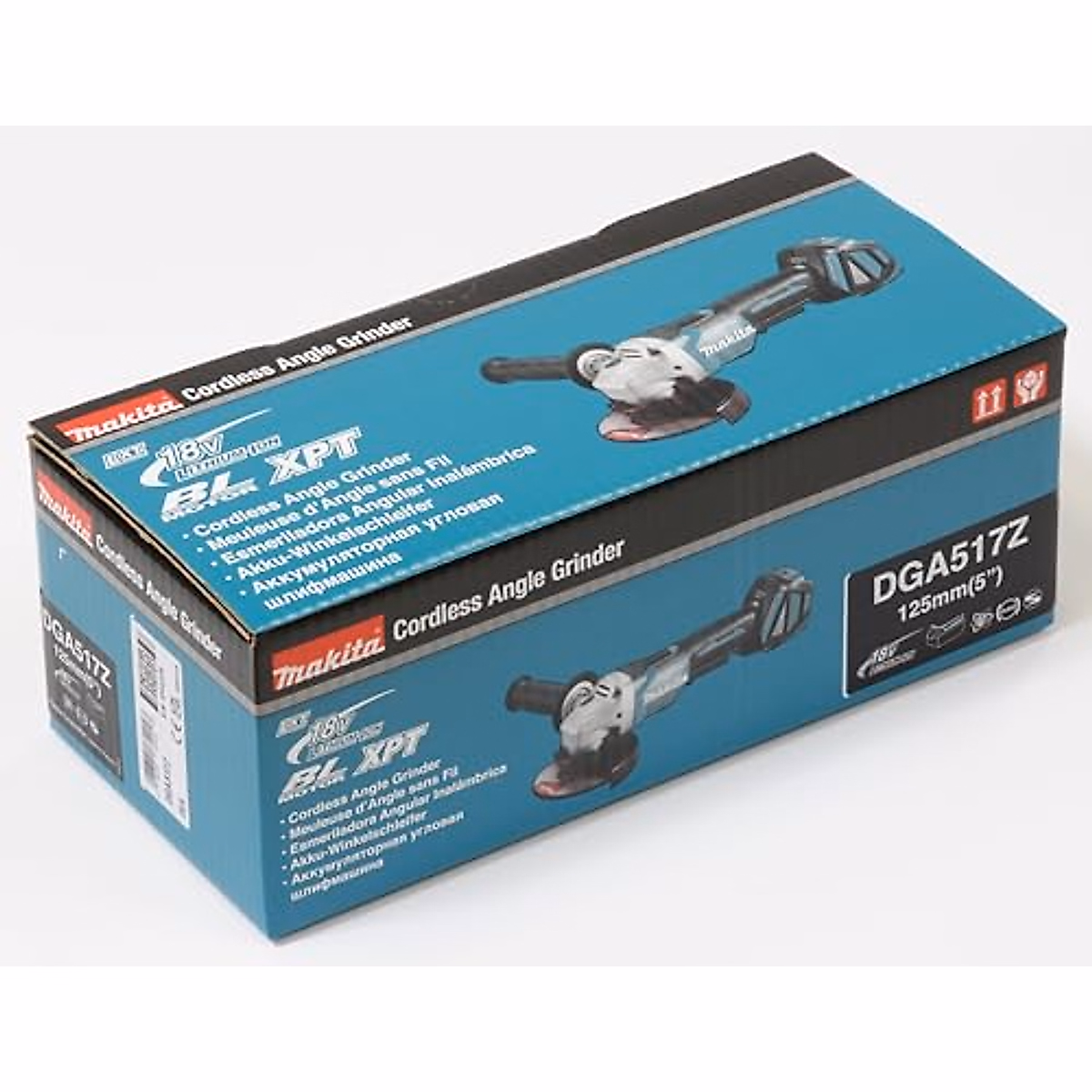 Makita DGA517Z 18V Li-Ion LXT Brushless 125mm Angle Grinder - Batteries and Charger Not Included