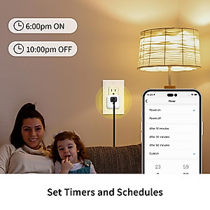 Minoston Z-Wave Plus Outlet, Mini Plug in Socket, 15A, Z-Wave Hub Required, Built-in Repeater/Range Extender, Work with SmartThings, Wink, Alexa, Google Assistant, FCC & ETL Listed(MP21Z)