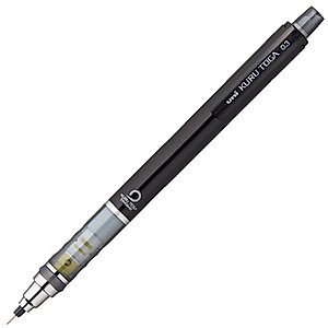 uni Kurutoga Mechanical Pencil Standard, 0.3mm, Black (M34501P.24)