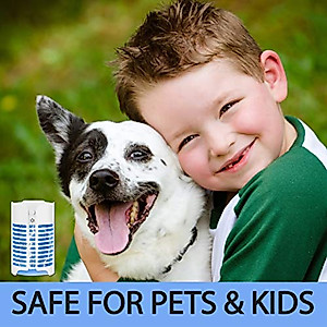 LIGHTSMAX X2 Indoor Bug Zapper Flying Insect Killer Using Unique UV Light Trap Technology & Sensor | Electronic Fly Repeller/Repellent, Electric Plug-in Lamp Pest Control for Gnat & Mosquitoes