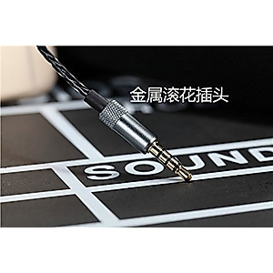 Sqrmekoko OFC Upgrade Audio Cable Cord with Volume Control and Mic Function for Sennheiser IE8, IE80, IE8i Earphone