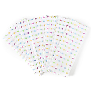 Hallmark Tissue Paper (White with Pink, Green, Yellow, Blue Polka Dot, 8 Sheets) for Easter, Mother's Day, Birthdays or Any Occasion