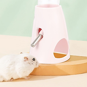 POPETPOP Hamster Water Bottle Small Pet Water Bottle Hamster Waterer Automatic Water Dispenser Hamster Water Fountain Hamster Cage Accessories Rabbit Water Bottle Leakproof Pp Feeder