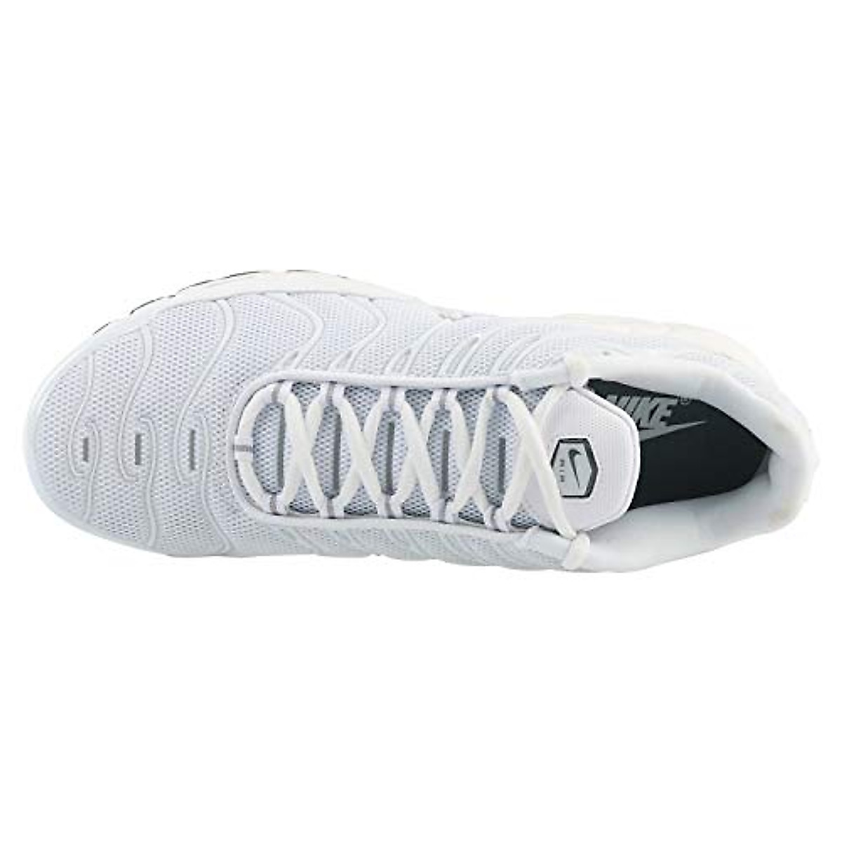 Nike Men's Air Max Plus Triple White, White/White/Black/Cool Grey, 11