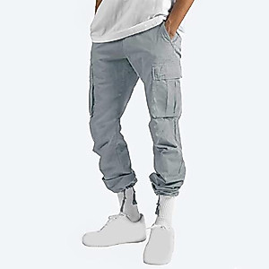 SKDOGDT Tactical Pants For Men Stretch Lightweight Outdoor Military Combat Cargo Pants Work Hiking Trouser With Multi-Pockets