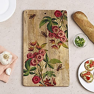 Fitz and Floyd Vintage Vibe Bees Serve Board, 16 Inch, Multicolor