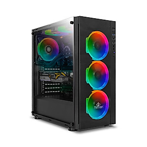 YEYIAN Katana X21A Gaming PC Computer, Intel 12th Gen Alder Lake i7-12700KF 12-Core 3.6GHz, GeForce RTX 3070 8GB GDDR6, 1TB NVMe Gen 4 SSD, 32GB DDR4 3600MHz, 120mm AIO, WiFi 6, BT 5.2, 650W 80+ Gold