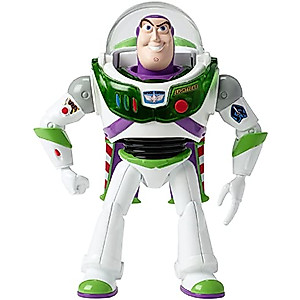 Disney Pixar Toy Story 4 Blast-Off Buzz Lightyear Figure, 7 in / 17.78 cm-Tall, with Lights, Phrases, Sounds and Pop-Out Wings, Gift for Kids 3 Years and Older [Amazon Exclusive]