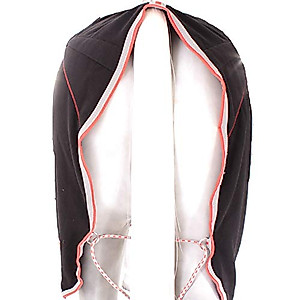 WeatherBeeta Therapy-Tec Fleece Standard Neck, Black/Silver/Red, 78"