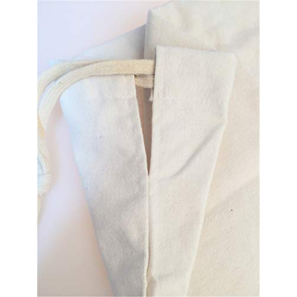 Mvchifay Laundry Bag Large Drawstring Canvas Toy Clothes Wash Storage Collapsible Reusable Baby Gift Holder for Travel College Bathroom (Stripes Pattern)