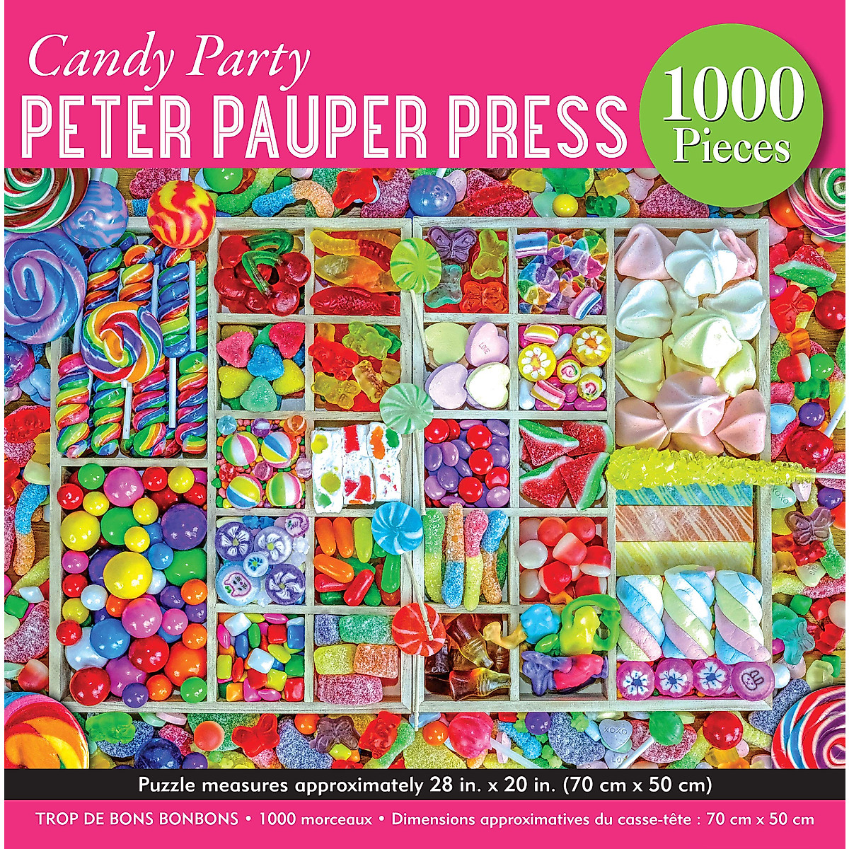 PETER PAUPER PRESS Candy Party 1000 Piece Jigsaw Puzzle