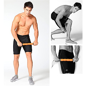 Revolve 3-in-1 Foam Roller Set with Massage and Mobility Stick, for Exercise, Deep Tissue Muscle Massager for Physical Therapy, Pilates, Yoga, Stretching, Balance & Core