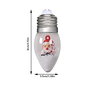 MDNZCTH Christmas LED String Lights Colored Snowman Santa Lights String Christmas Tree Decoration Bulbs Hanging Lighting Christmas String Lights