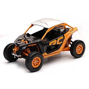 New Ray Can-Am Maverick X3 XRC Turbo ATV Orange and Black 1/18 Diecast Model