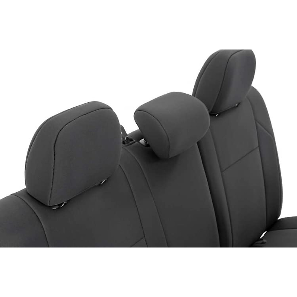 Rough Country Front & Rear Neoprene Seat Covers for 2016-2022 Tacoma - 91031, Black