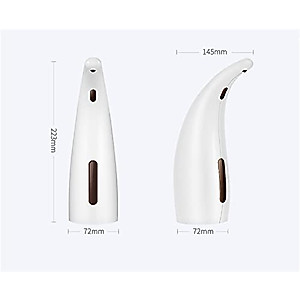 Soap Pump Dispenser Bathroom 300ML Soap Dispenser Automatic Liquid Soap Dispenser Infrared Smart Sensor Kitchen Touchless Foam Shampoo Dispensers Bottles Dispenser (Color : E)