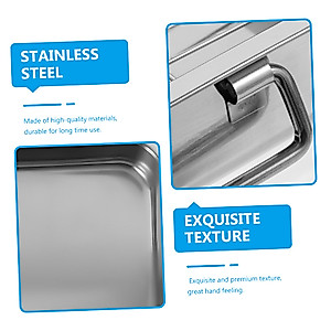 LABRIMP 1 Set Baking Tray Cooling Rack Heavy Duty Ovenware Pan Baking Roasting