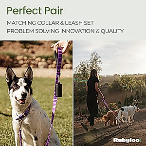 Rubyloo Waterproof Dog Collar | 100% Waterproof, Stink Proof, Odor Proof, Fade Proof, Dirt Proof | Easy to Clean, Soft & Flexible Yet Durable | Rust & Corrosion Resistant Zinc Alloy Buckle | Pink-M