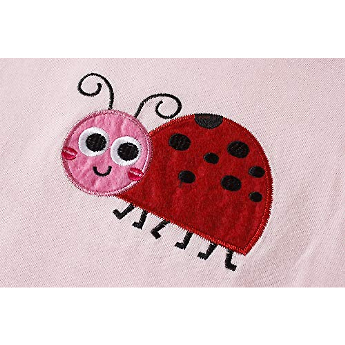 KikizYe Baby Girls Long Sleeve Ladybug Pajama Sets 100% Cotton Pjs Toddler Size 12-18 Mothes