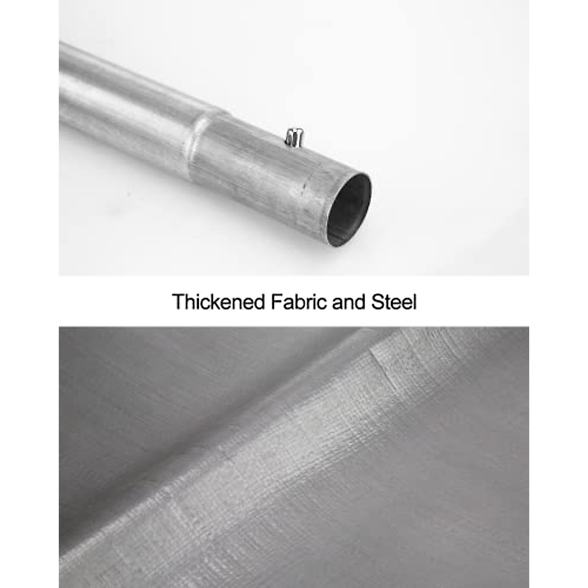 GAOMON 13' X 20' Heavy Duty Carport, Portable Garage with Front & Rear Doors,4 Windows, Reinforced Steel Poles & 180 g PE Waterproof Canopy, for Pickup Truck, and Boat, Silver Gray