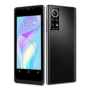 ASHATA Smart Phone,Dual Card 512MB RAM 4GB ROM Unlocked Cell Phone,Mobile Phone HOT 11S Smartphone with 4.5inch Screen,110‑240V(US)