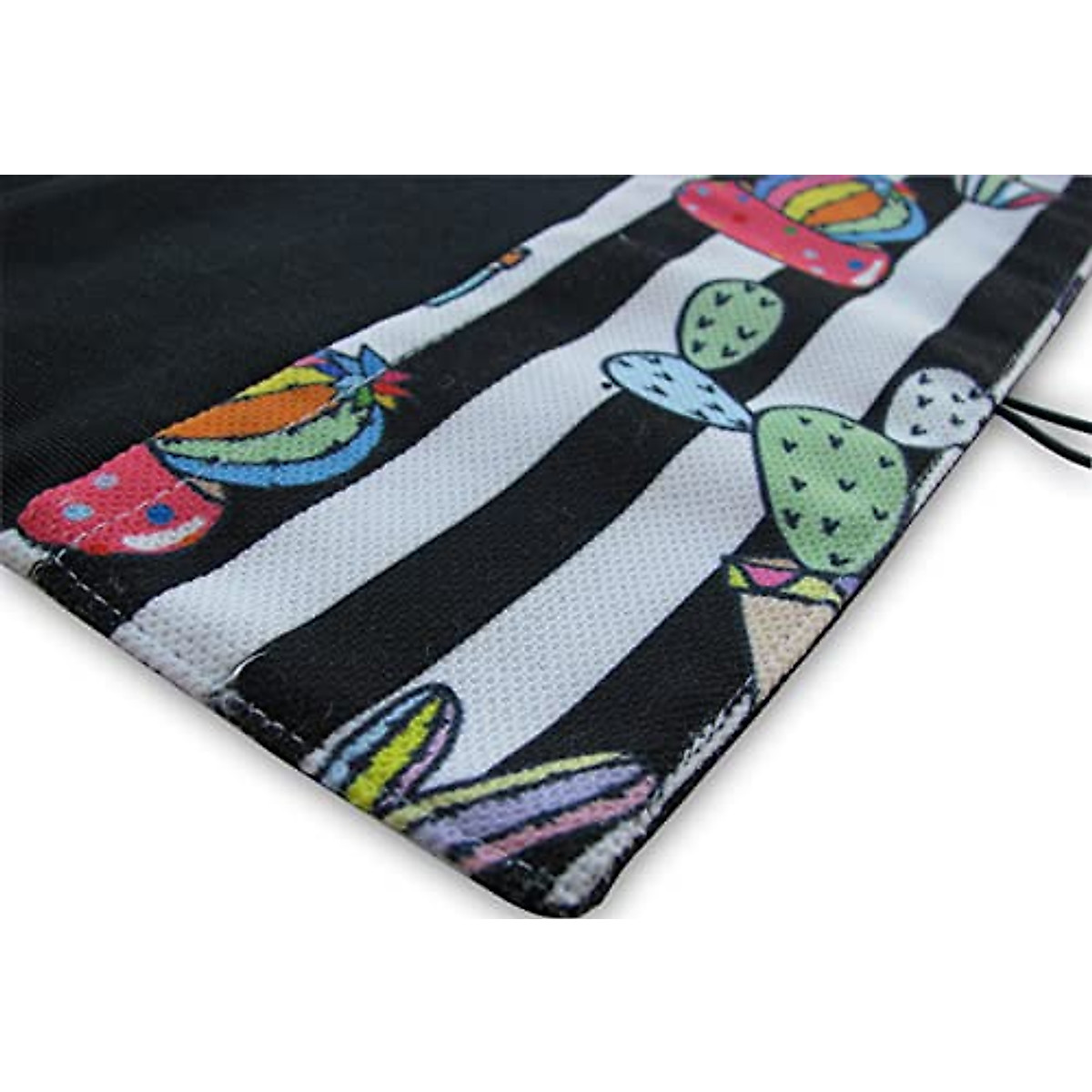 Book Sleeve Cover , Cute Cacti Pattern - Fabric Novel for Adult Books Cover for Paperback , Washable Book Protector , Padded Case for Novel 5.5 x 8.2 x 1.6