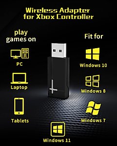 OLCLSS Wireless USB Adapter, Compatible with Xbox Controllers, Low Latency, Faster Data Transmission, 100% Satisfied