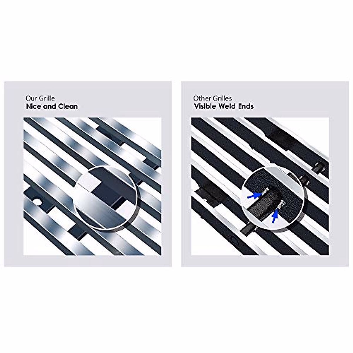 APS Compatible with 1999-2002 GMC Sierra 1500 2500 2001-2006 GMC Yukon Main Upper Billet Grille G65703A