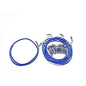 ExtremeMist Portable Misting System Nozzle Kit - Compatible with PCS Mist Pump | 4 Nozzles, 16ft Mist Line, 4ft Feed Line, Mounting Clips, Ties & Connectors | Misting Nozzles for Tents, Patios, & More