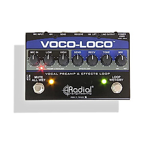 Radial Voco Loco Microphone Effects Loop Switcher for Guitar Effects