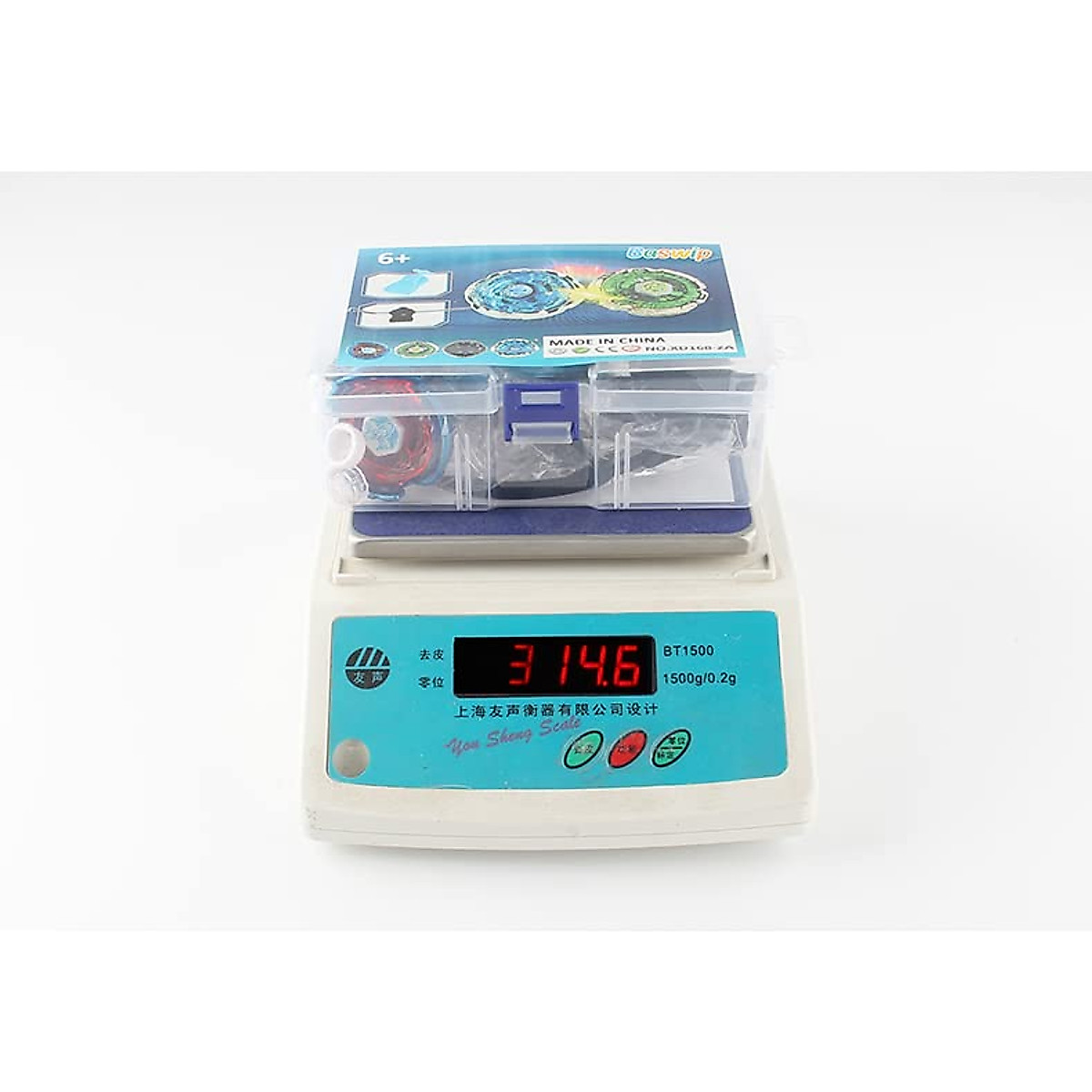 Hirynedwo Battling Tops Metal Fusion Starter Set with 4D Launcher Grip Burst Battle Set Packed in Storage Case