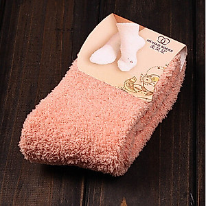 Extra Large Men Socks Women Color Girls Floor Warm Home Socks Bed Soft Winter Socks Womens over The Knee Socks