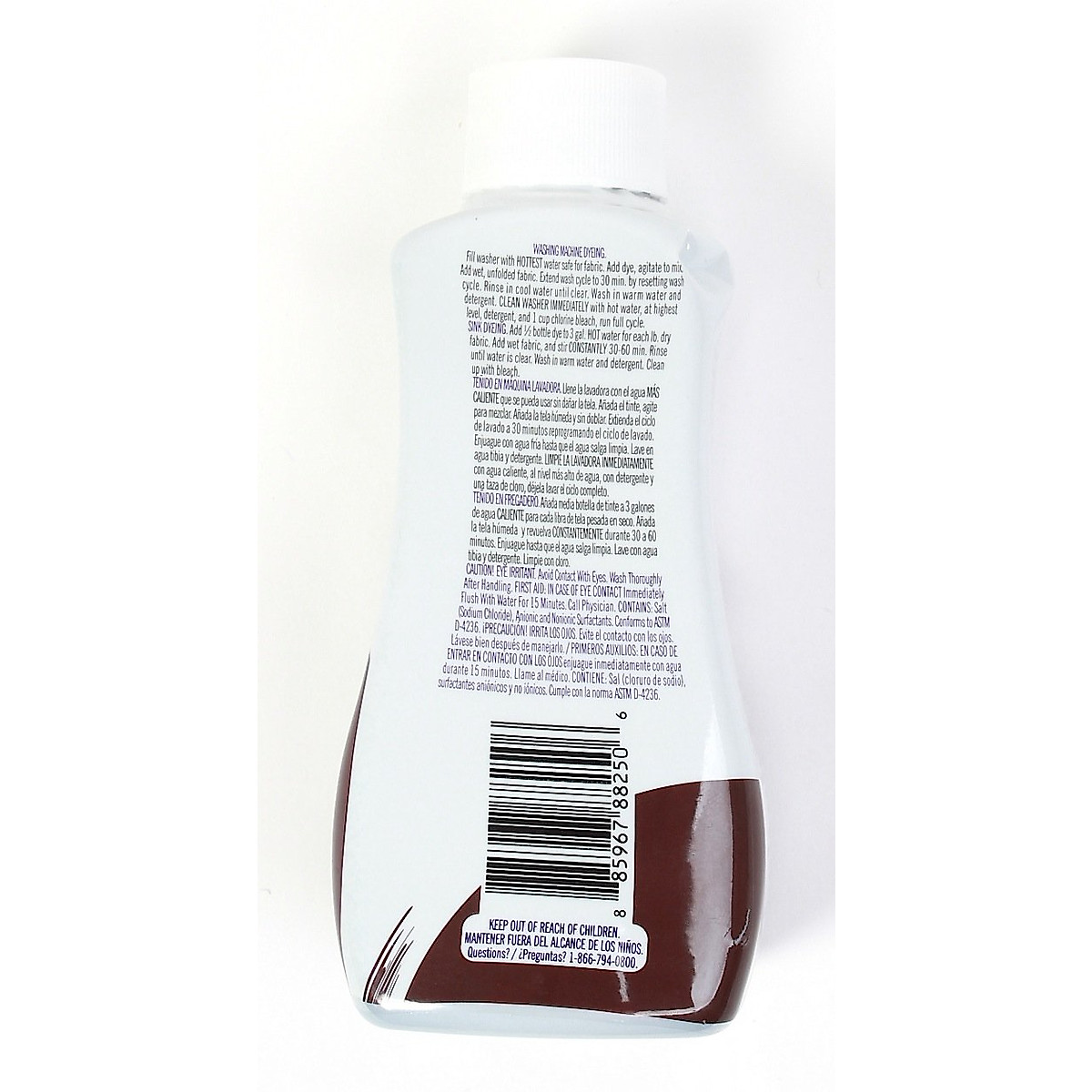 Rit Dye Liquid Dye, 8 fl oz, Dark Brown, 3-Pack